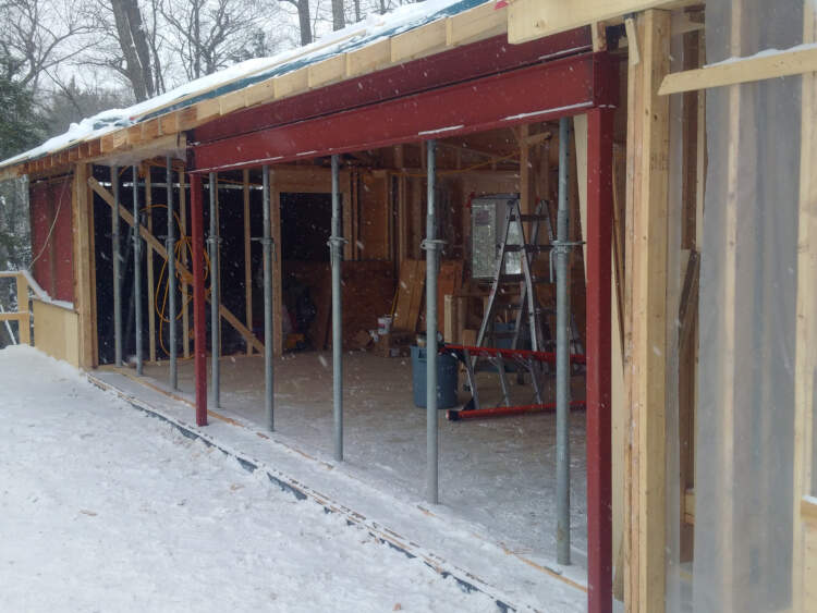 Structural Steel Construction - BUILD | Classic Muskoka Homes